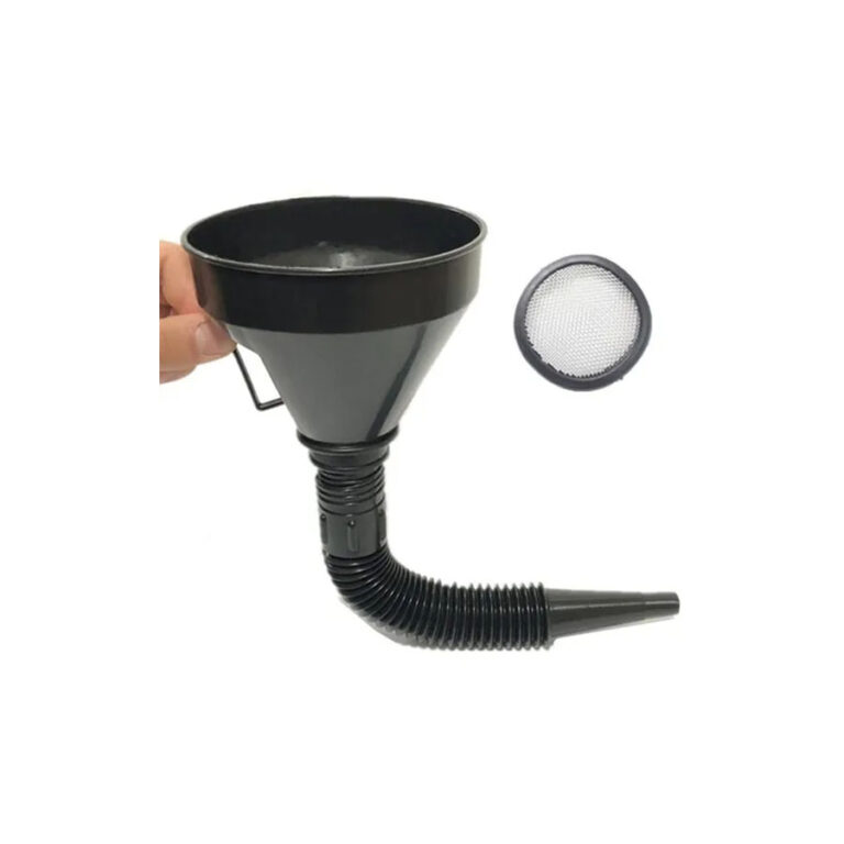 Embudo Combustible Con Manguera Alargue Flexible Auto Moto - EVER SAFE®
